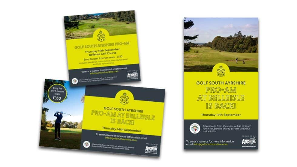 South Ayrshire Golf | Projects | Adworks Creative Agency Scotland